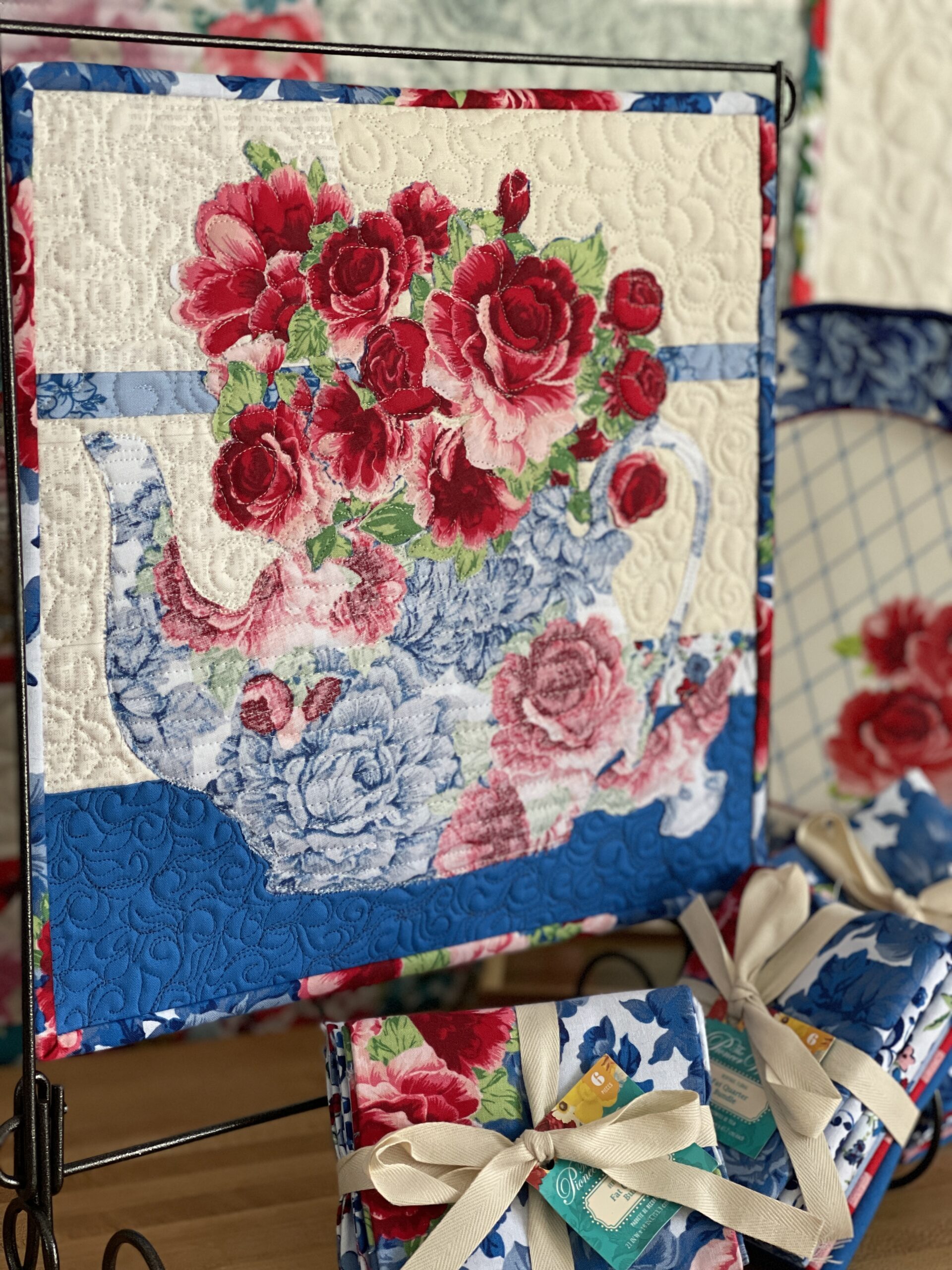 Felicity, the Teapot Quilt • Pioneer Woman Fabric • Creative Bee Studios